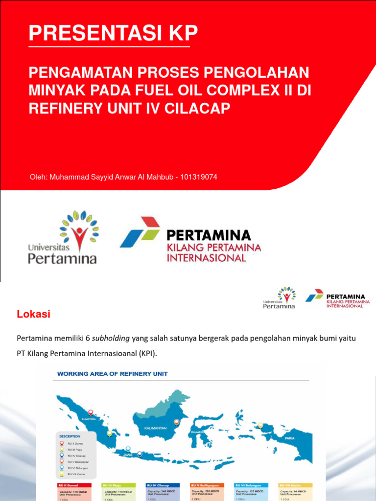 Proses Pengolahan Minyak di RU IV Cilacap | PDF