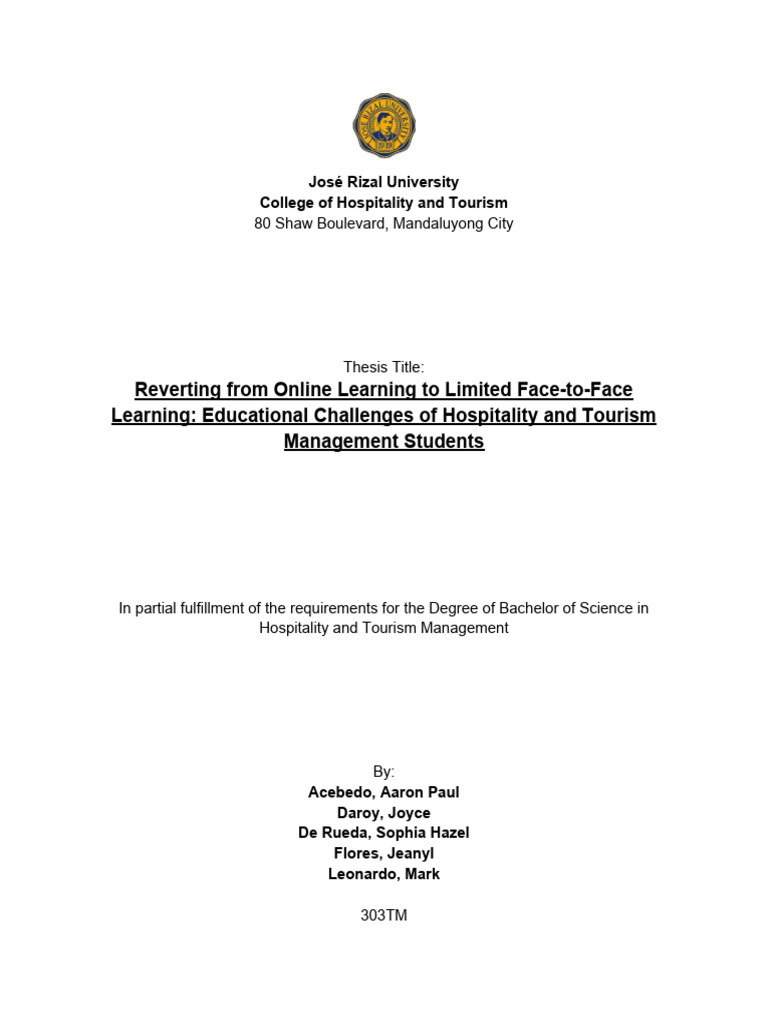 Challenges in F2F Learning Transition | PDF