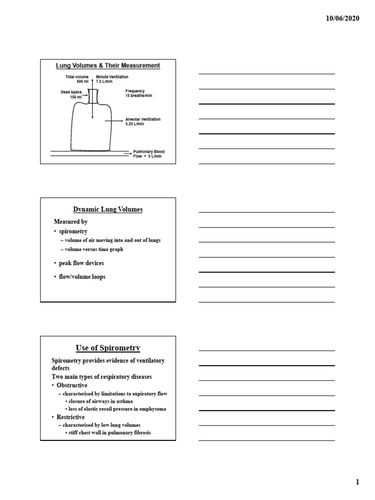5.2a Spirometry Notes | PDF