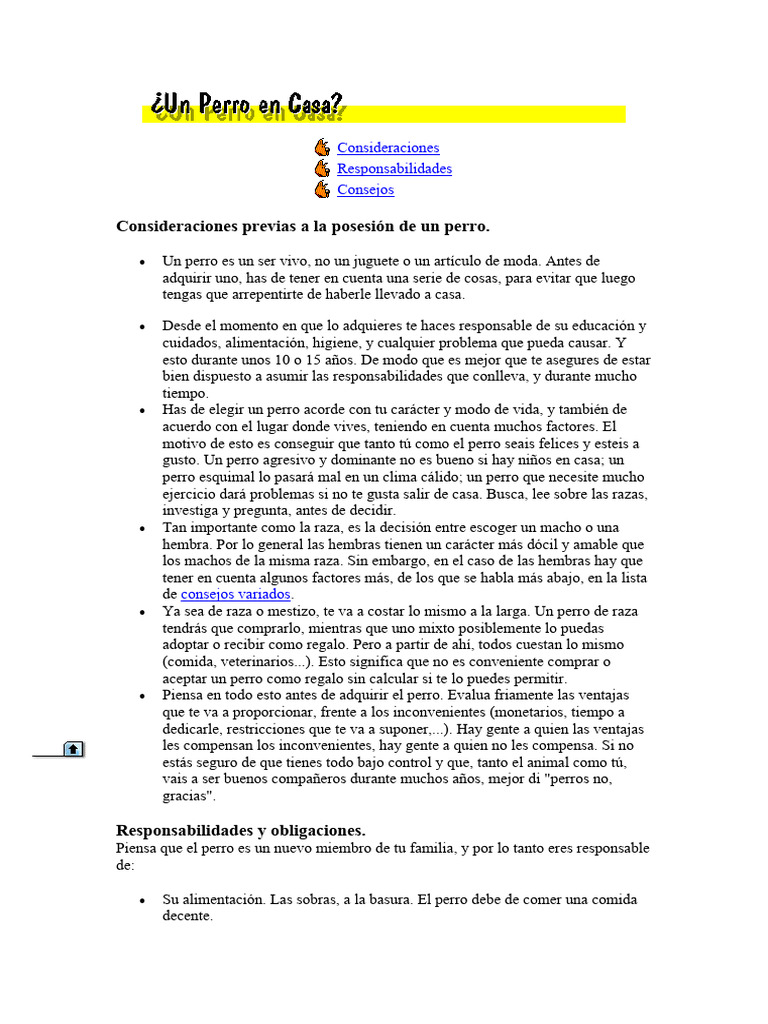 1-Perro en Casa | PDF