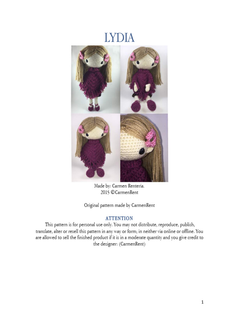 Ing Boneca Lydia Boneca | PDF