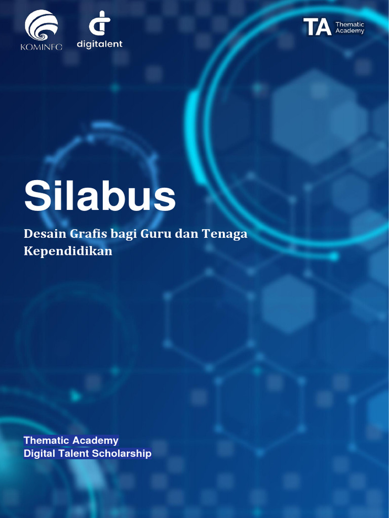 Silabus - Desain Grafis Bagi Guru Dan Tenaga Kependidikan | PDF