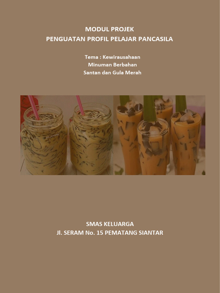 Modul P5 Minuman | PDF | Karier & Perkembangan