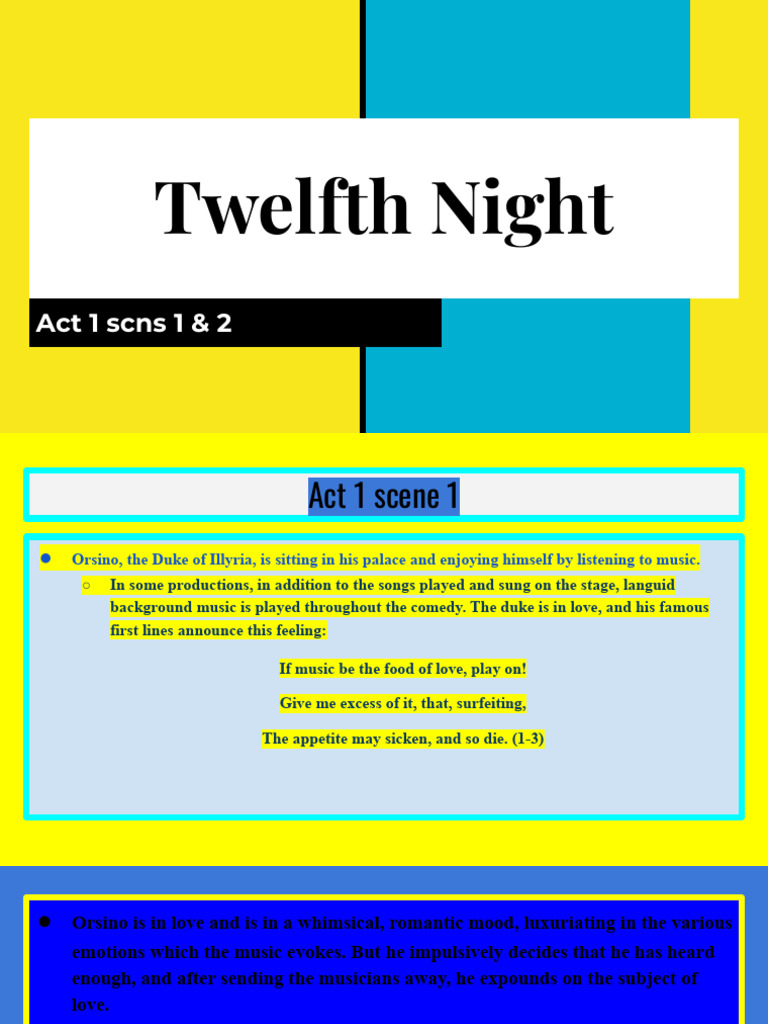 Twelfth Night | PDF
