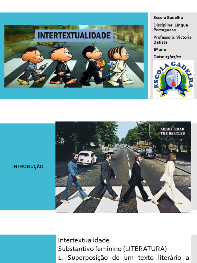 INTERTEXTUALIDADE | PDF
