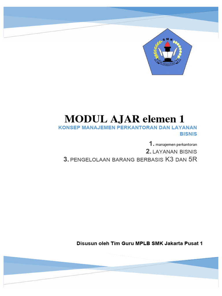 Modul Ajar Otkp Elemen 1 | PDF