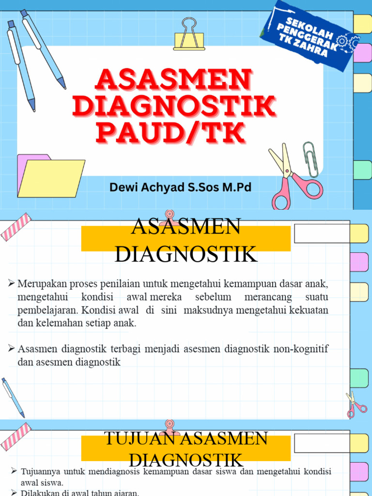 Asesmen Diagnostik PAUD | PDF