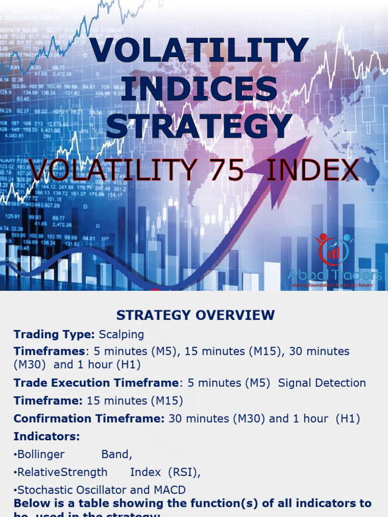 Volatility 75 Index Part One Presentation | PDF