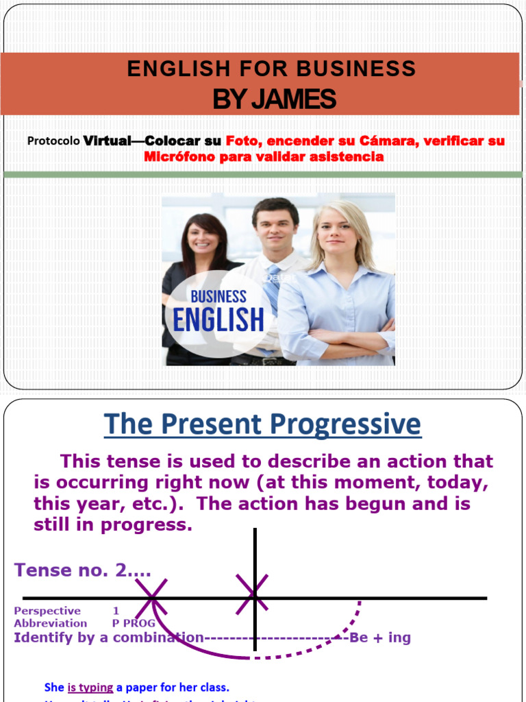 English Tenses for Business Use | PDF | Linguistic Morphology | Languages