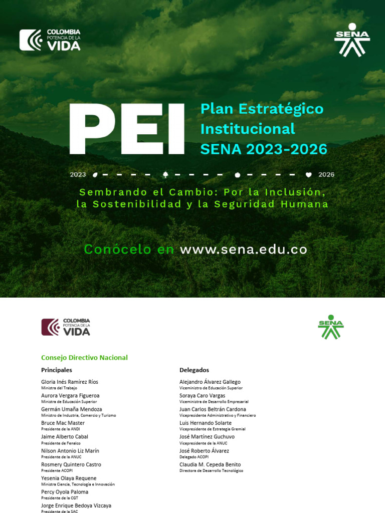 Plan Estrategico Institucional 2023-2026 CDN | PDF