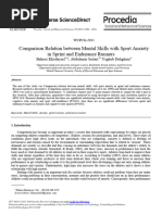 Csai 2 Precompetitive Anxiety Test | PDF | Anxiety | Self Esteem