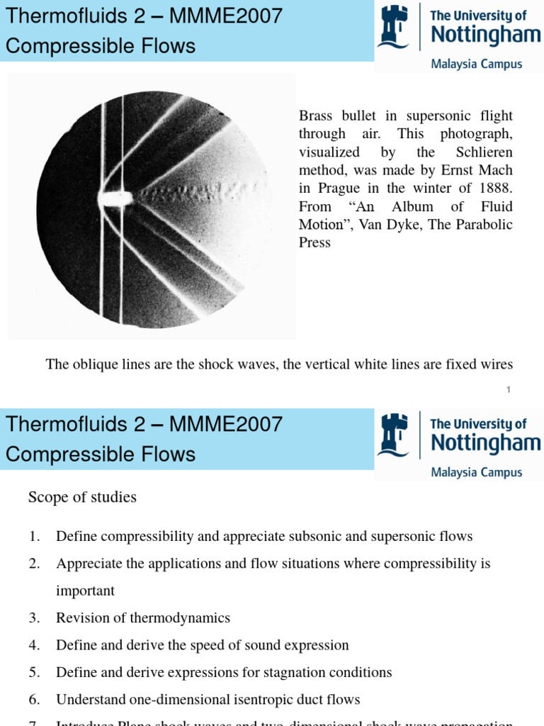 Compressible Flow | PDF