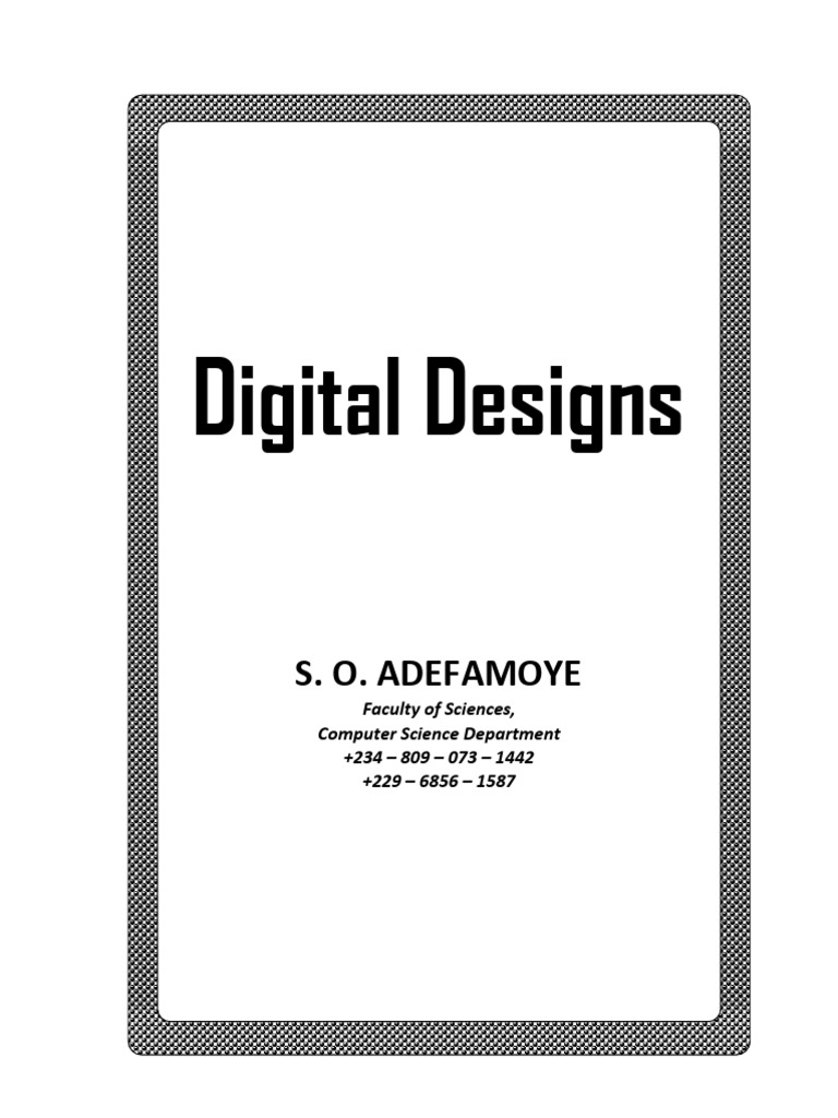 CSC 311 Digital Computer Design | PDF