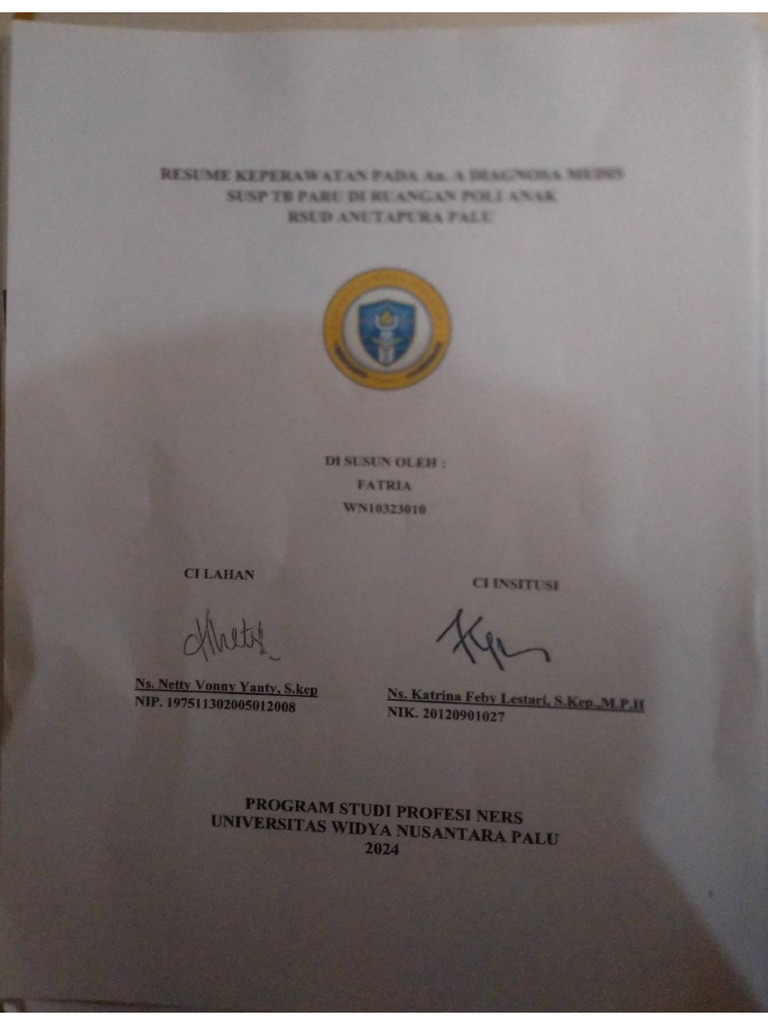 RESUME SUSP TB PARU Ns - Fat | PDF