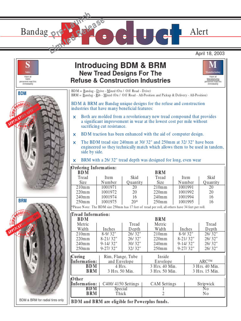 BDM BRM | PDF | Wheel | Land Vehicles