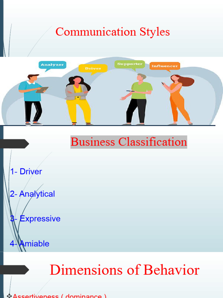 Communication Styles | PDF