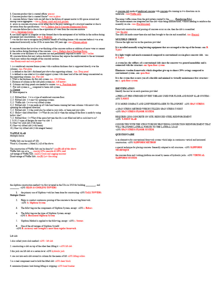 BT Answers | PDF | Concrete | Beam (Structure)