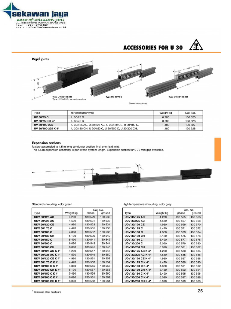 07 - Rigid Joint Type U30 - PN 130 527-1 | PDF