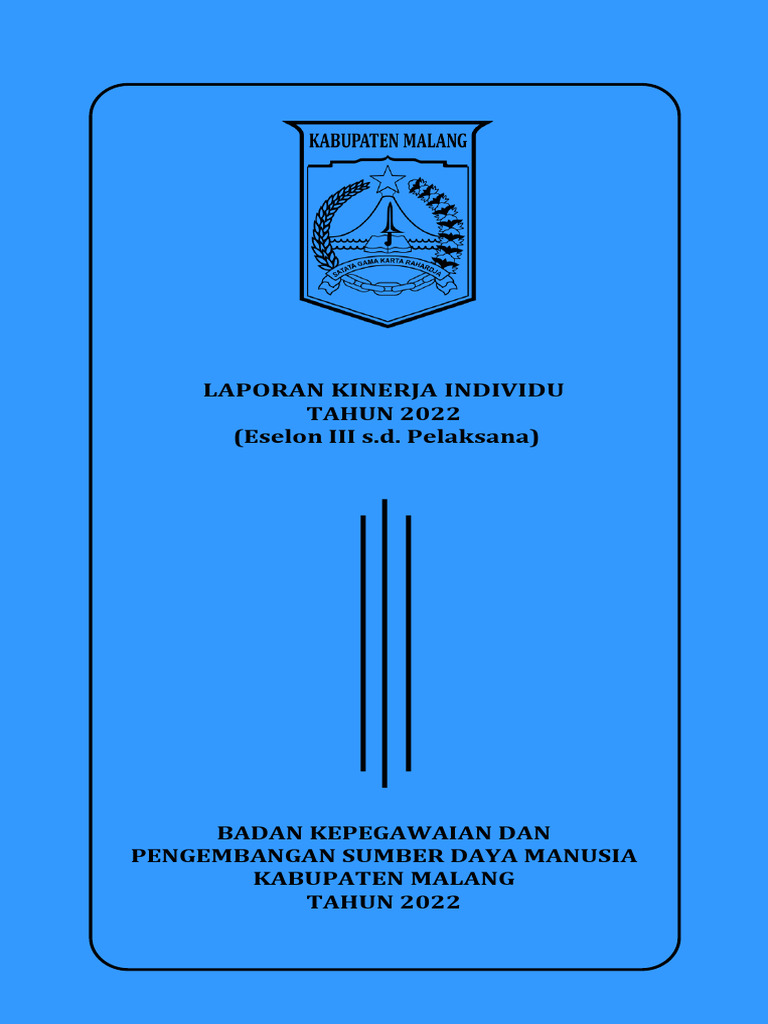 Laporan Kinerja (LKJ) Individu BKPSDM Tahun 2022 | PDF