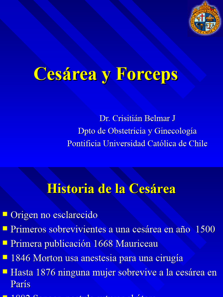 Cesarea y Forceps | PDF