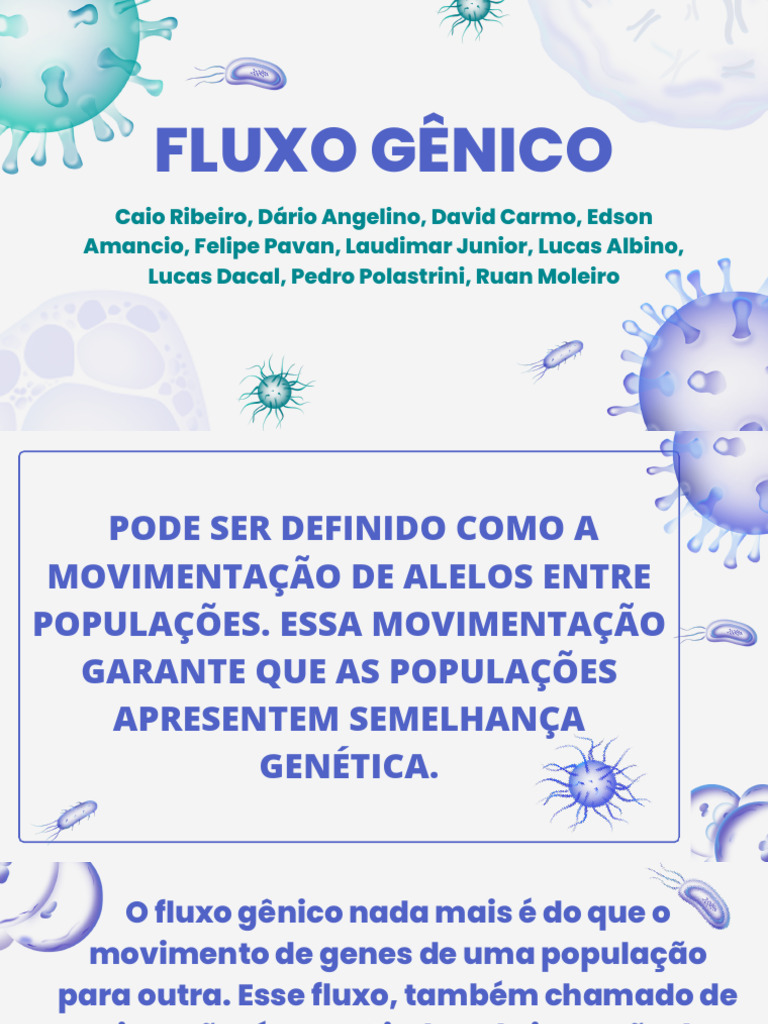 Exemplos De Fluxo Genico