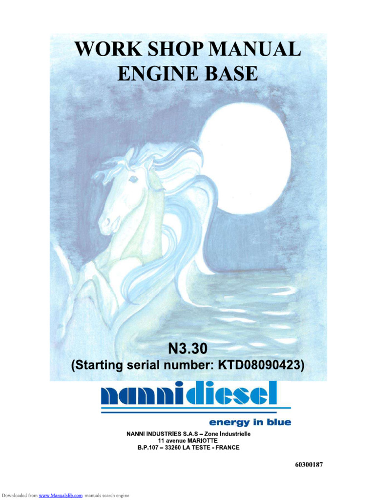 Nanni Engine Base | PDF