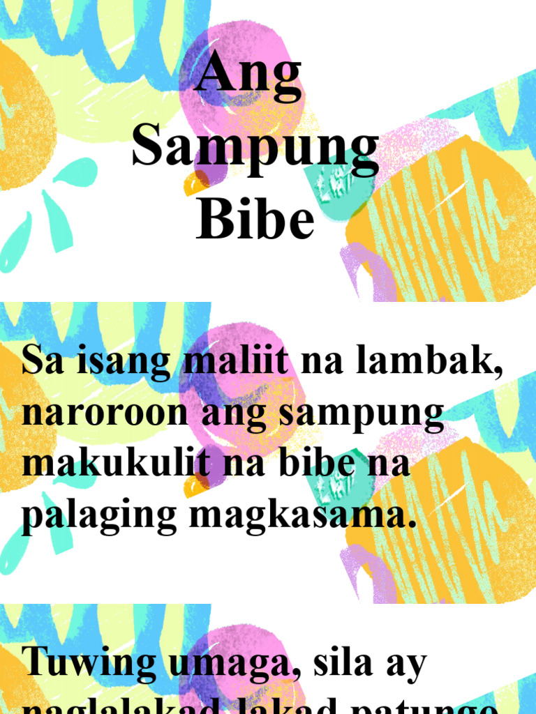Ang Sampung Bibe | PDF