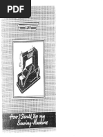 Frister Cub 7 | PDF | Sewing Machine | Seam (Sewing)