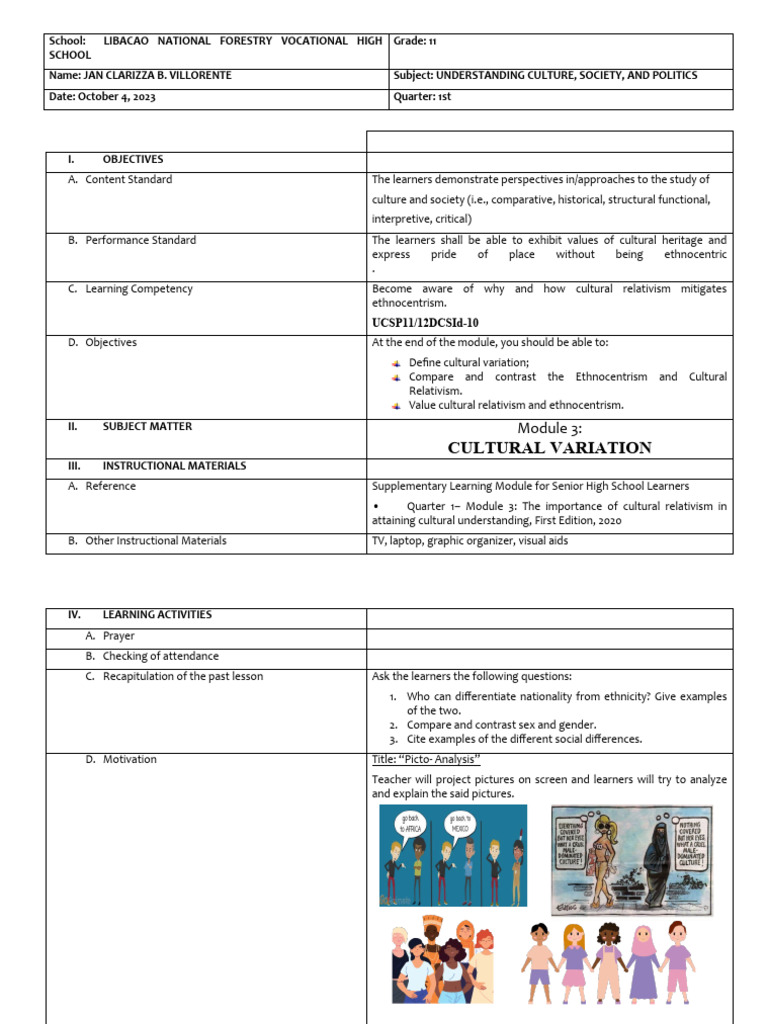 Cot UCSP | PDF | Learning | Prejudices