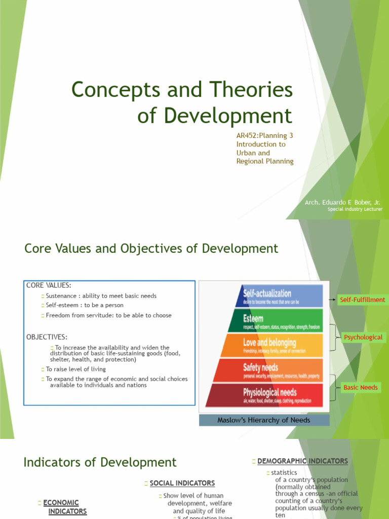 Concepts and Theories of Development | PDF | Gross Domestic Product ...