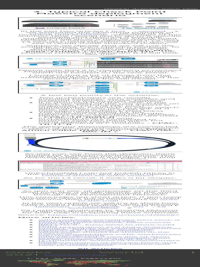 Typical Check Point Maestro Deployment Scenario | PDF | Teaching Methods & Materials ...