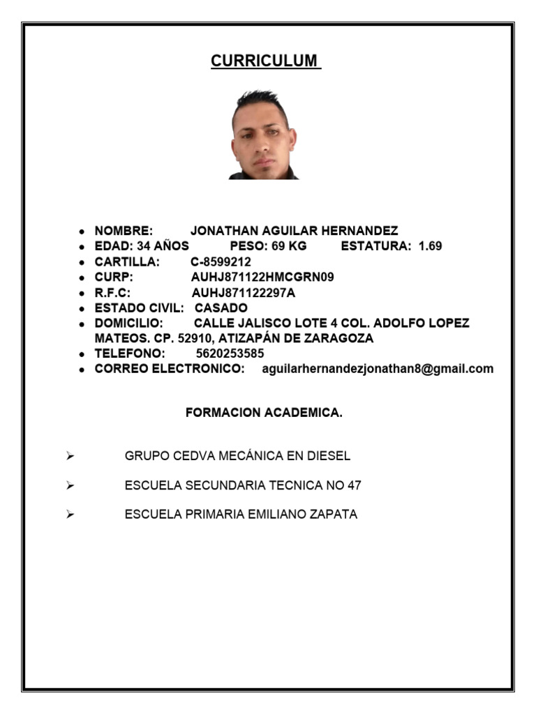 Curriculum Jonathan 2023 2 | PDF