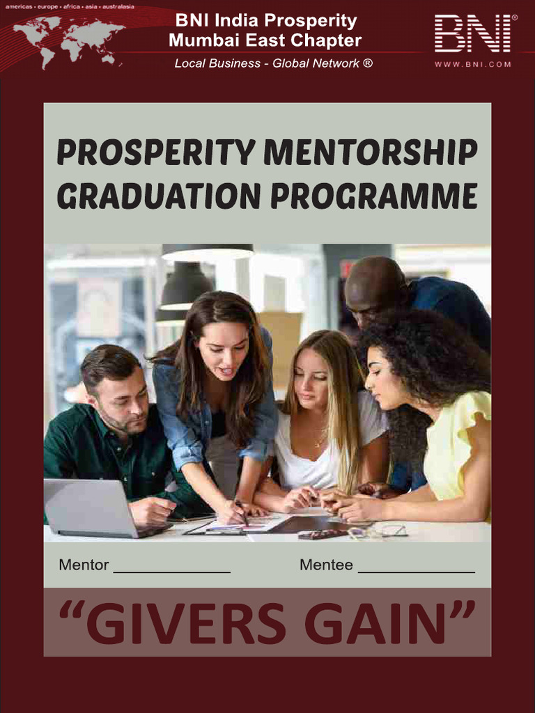 BNI Prosperity Mentorship Overview | PDF | Mentorship