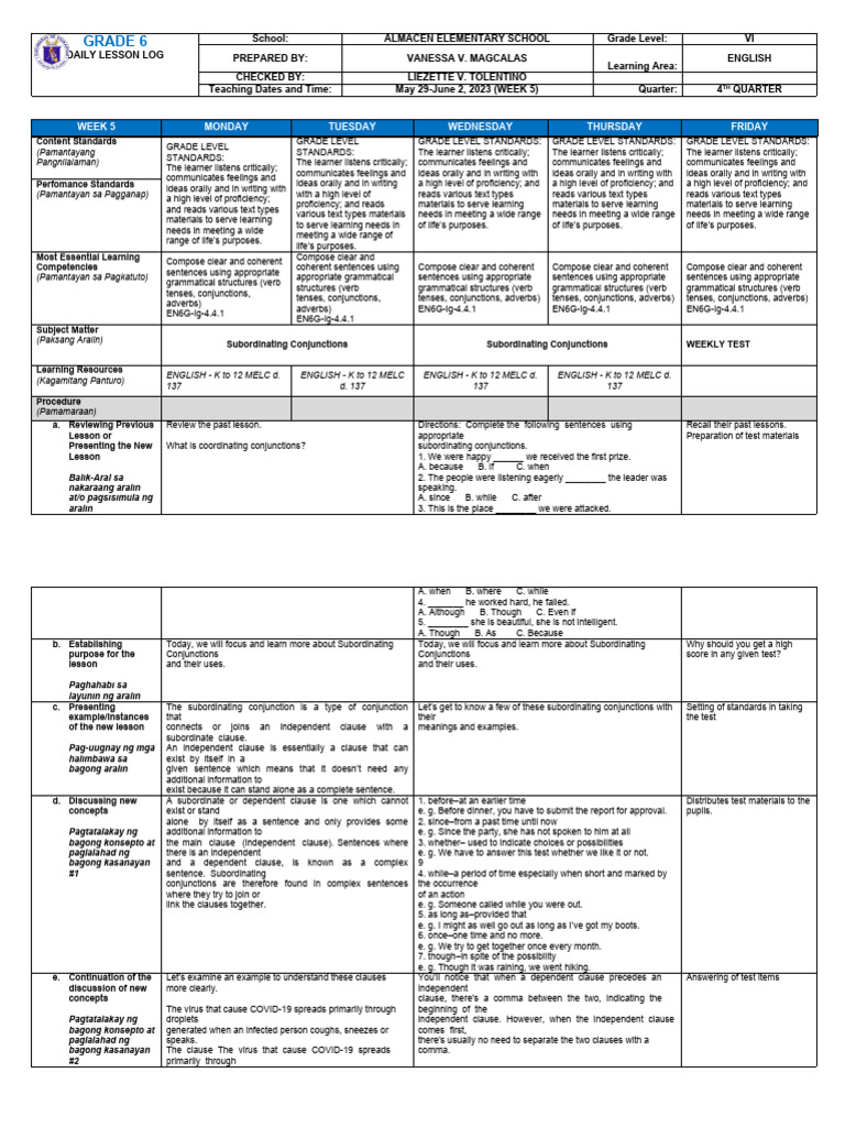 Eng Week 5 | PDF | Linguistics