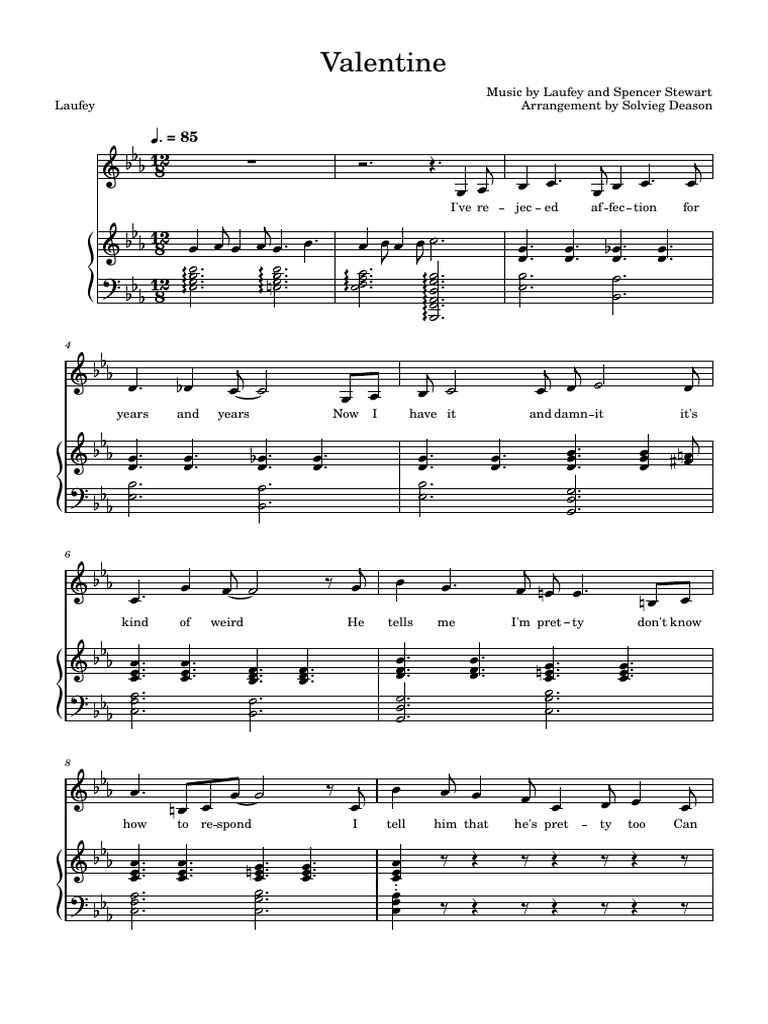 Valentine Laufey Valentine by Laufey | PDF
