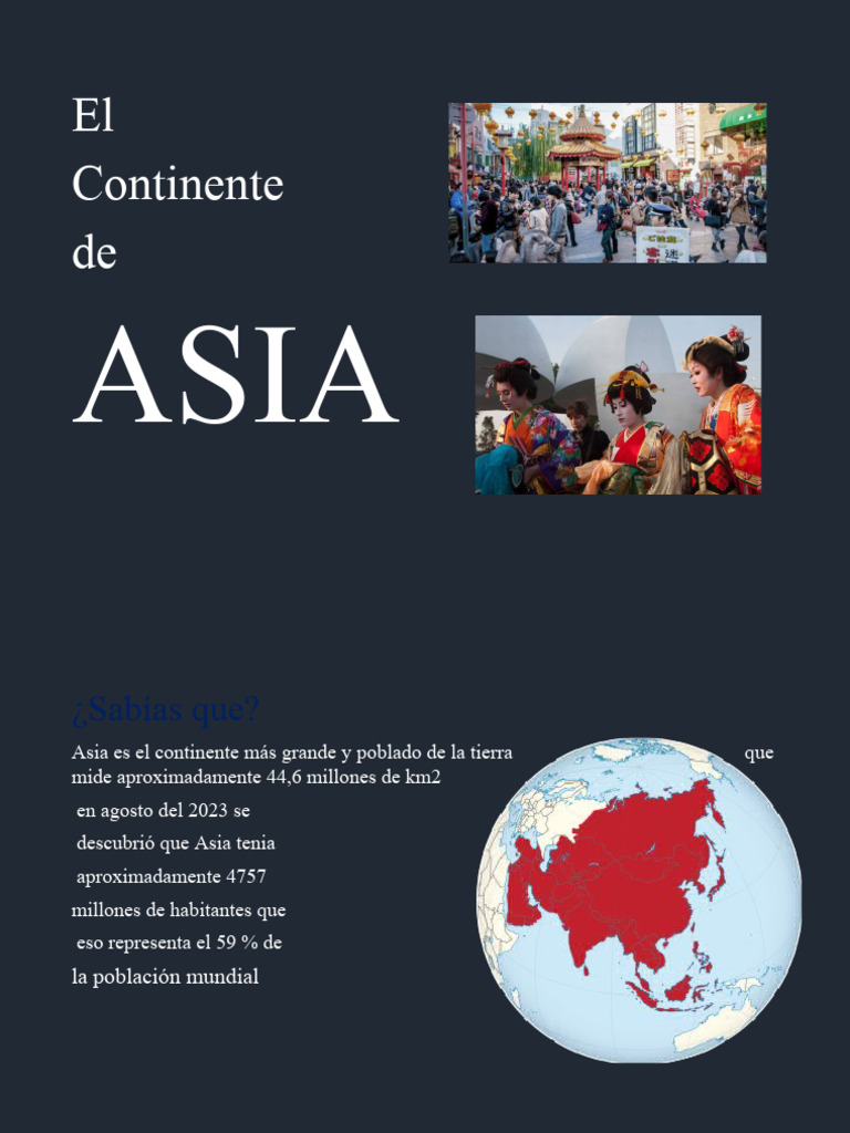 El Continente de Asia | PDF