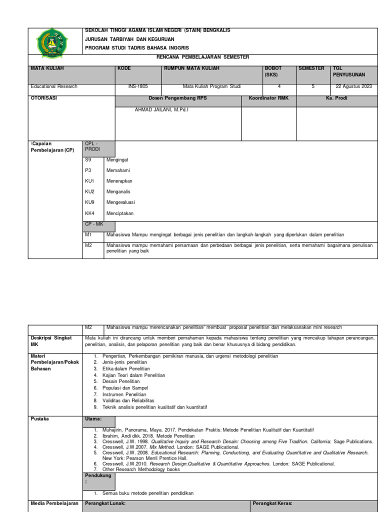 RPS Educational Research | PDF