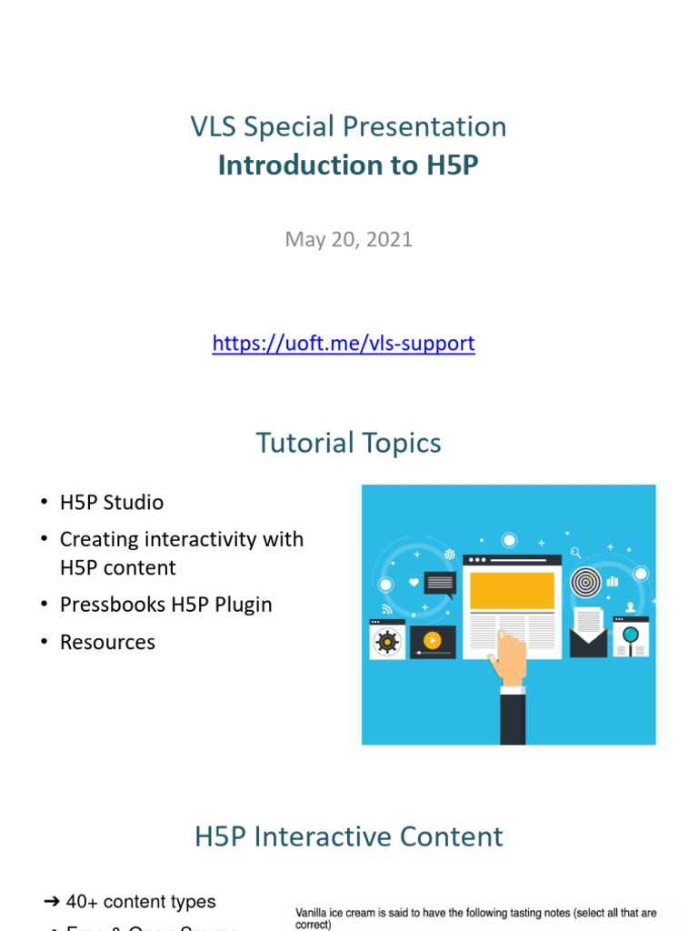 Introduction to H5P Tutorial | PDF
