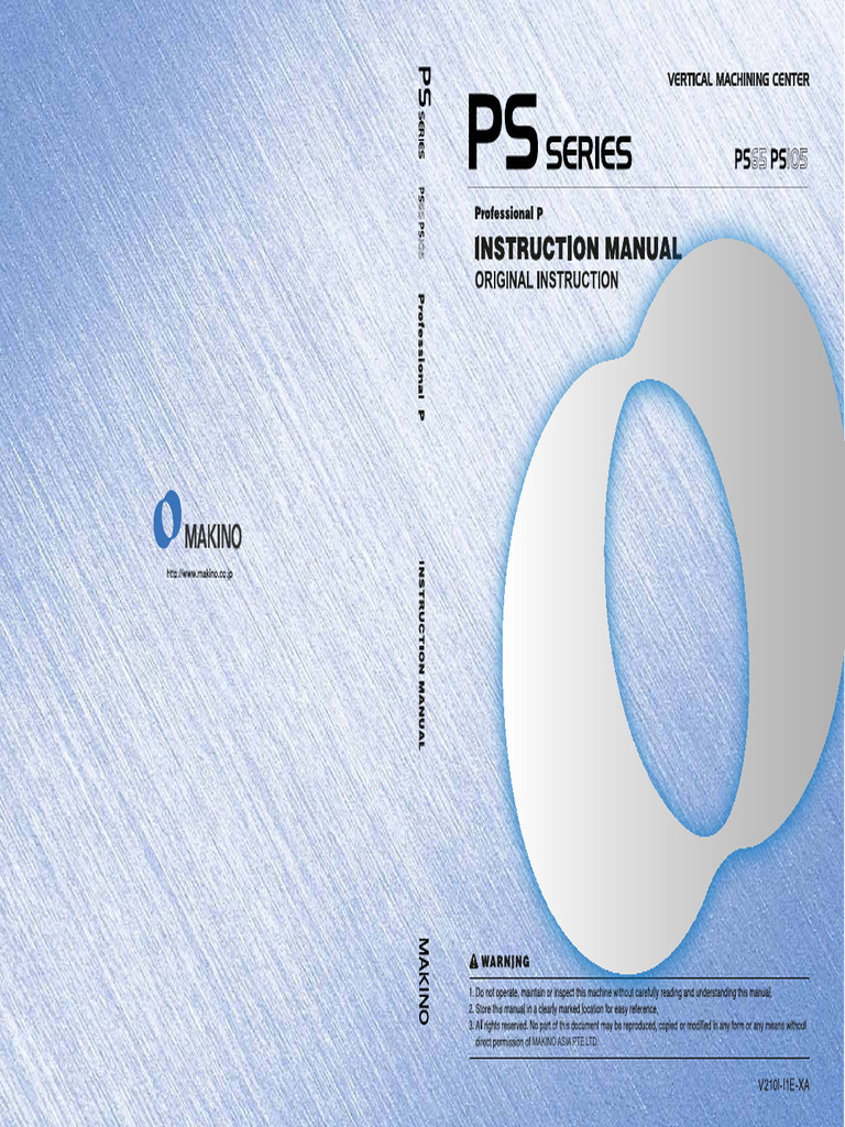 PS65 & PS105 - Instruction Manual (En) | PDF | Switch | Manufactured Goods