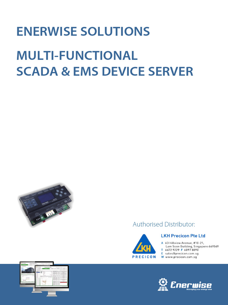 EM100: Versatile SCADA & Energy Meter | PDF | Computers