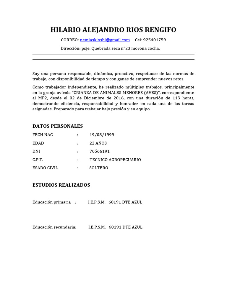 Alejandro Rios | PDF