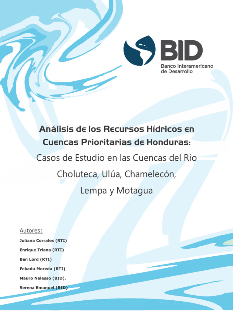 HydroBID Flood Honduras Arco Seco | PDF