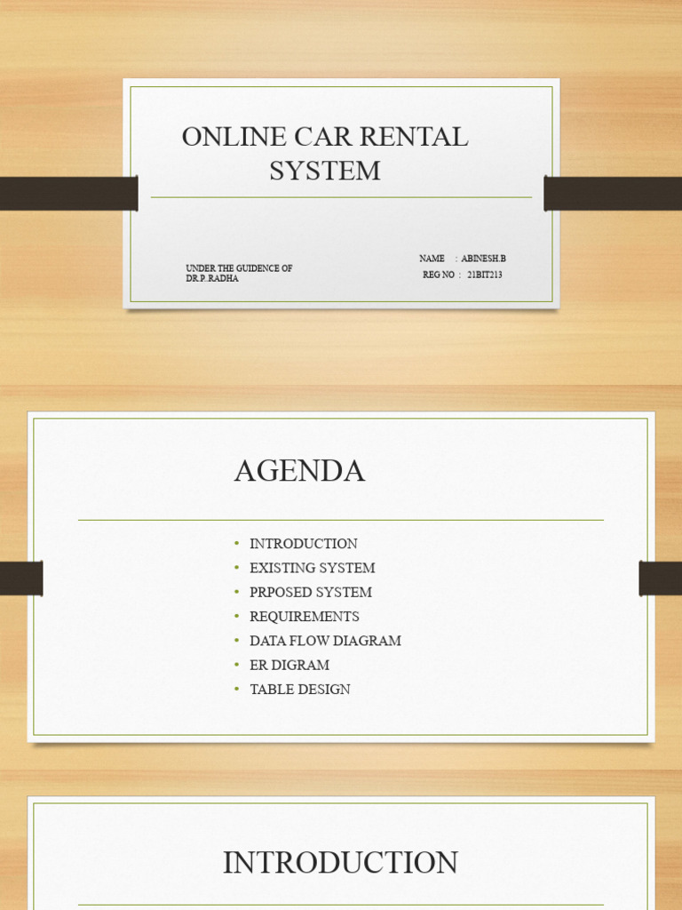 ABINESH- Final Car Rental System | PDF