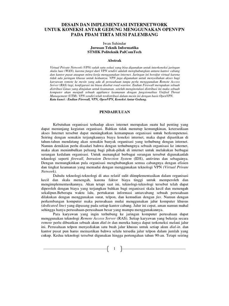 Adoc - Pub - Desain Dan Implementasi Internetwork Untuk Koneksi | PDF