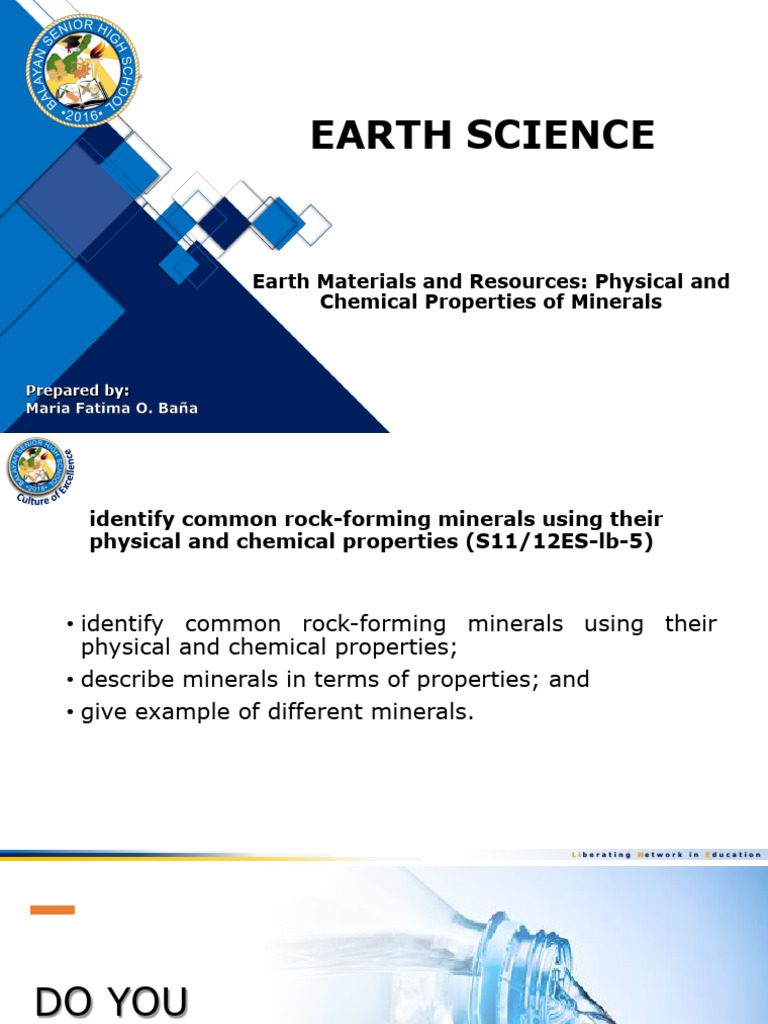 Mineral Properties and Identification | PDF