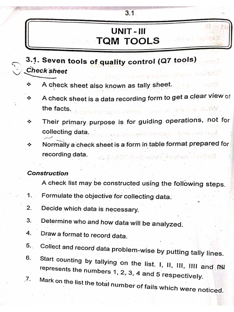 PQM UNIT-III English | PDF