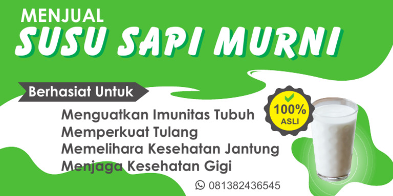 Banner Susu 120x55 | PDF | Kesehatan Holistik