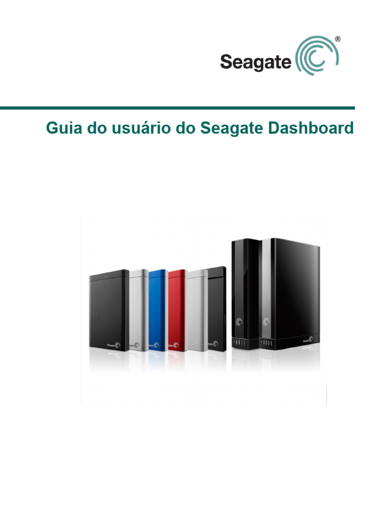 Seagate Dashboard UG PT-BR | PDF