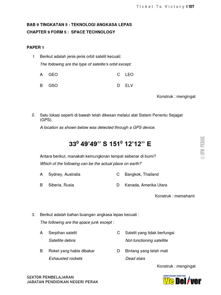 Modul SAINS TINGKATAN 5-BAB 9 | PDF | Sains & Matematika