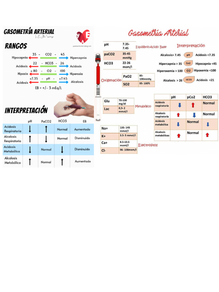 Gases Arteriales | PDF